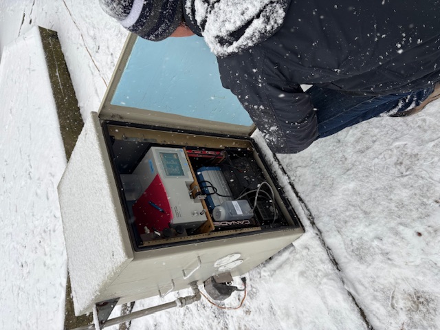 Air monitor installation 2 12-19-24 | Massport CAC
